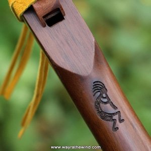 Native American Style Flute - Key of F#, 440 Hz, Walnut Wood - Etsy