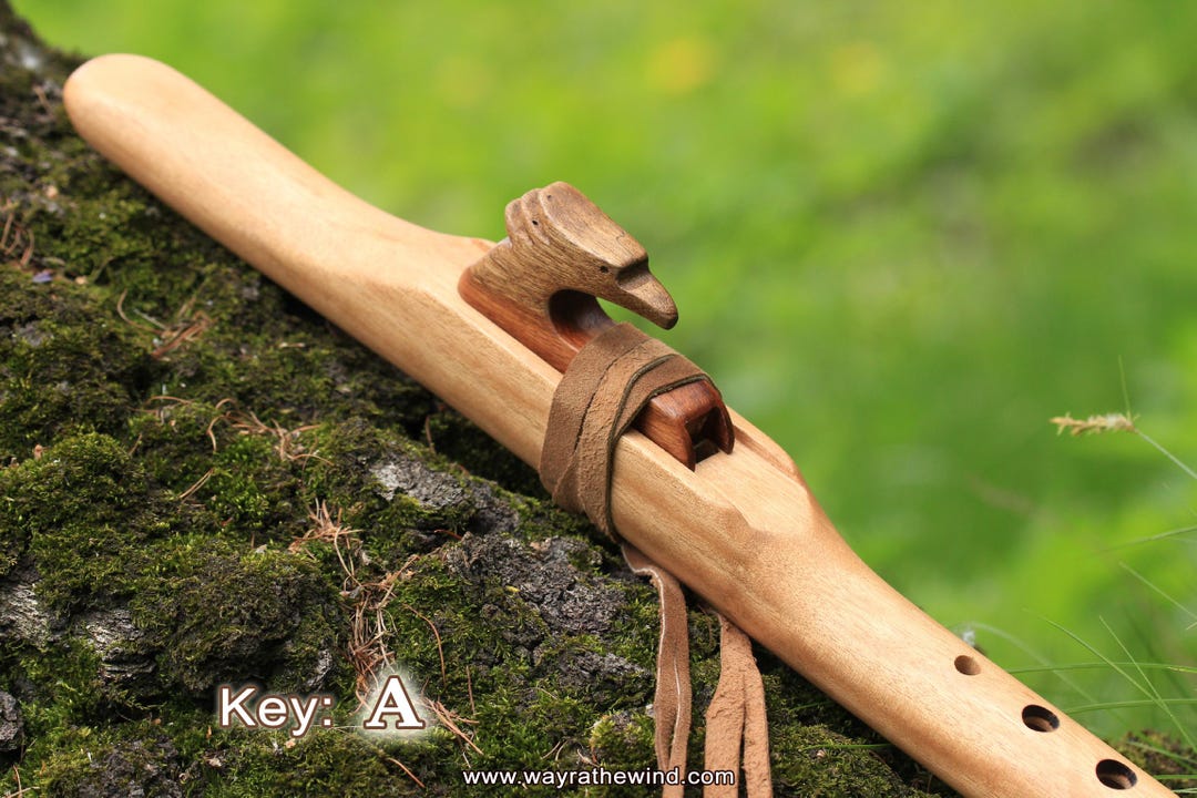 Native American Style Flute - Key of A, 440 Hz, Walnut Wood - Etsy