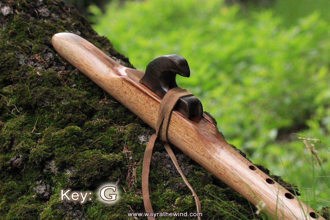 Native American Style Flute - Key of G, 440 Hz, Walnut Wood - Etsy