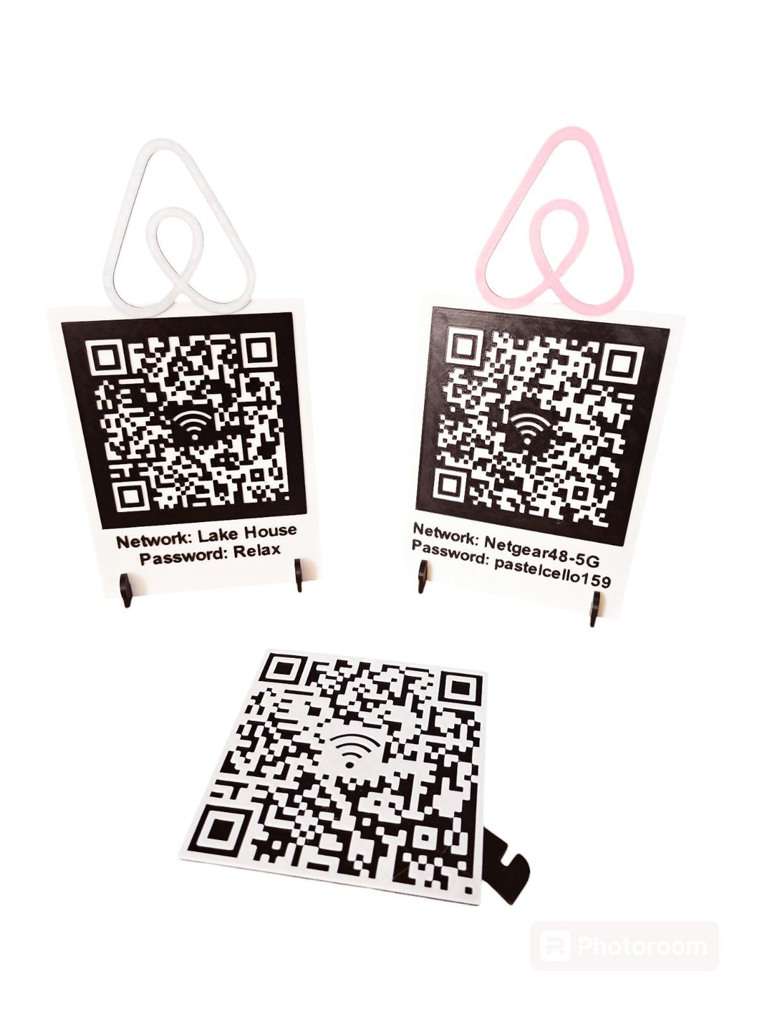 Large Custom Desktop QR Codes With Stand - Etsy