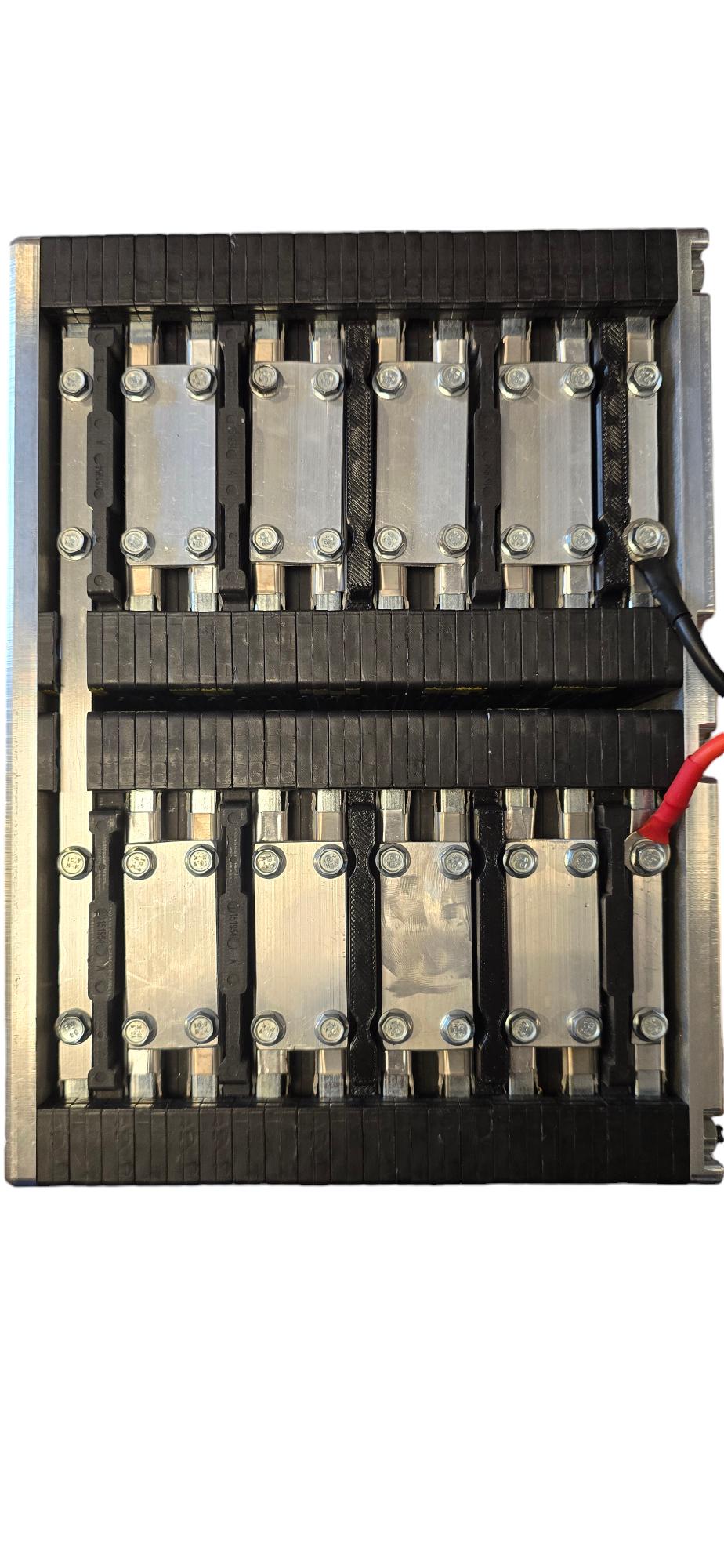 Custom Billet Aluminum Plates & Bus Bars for SPIM08HP Battery Pack ...