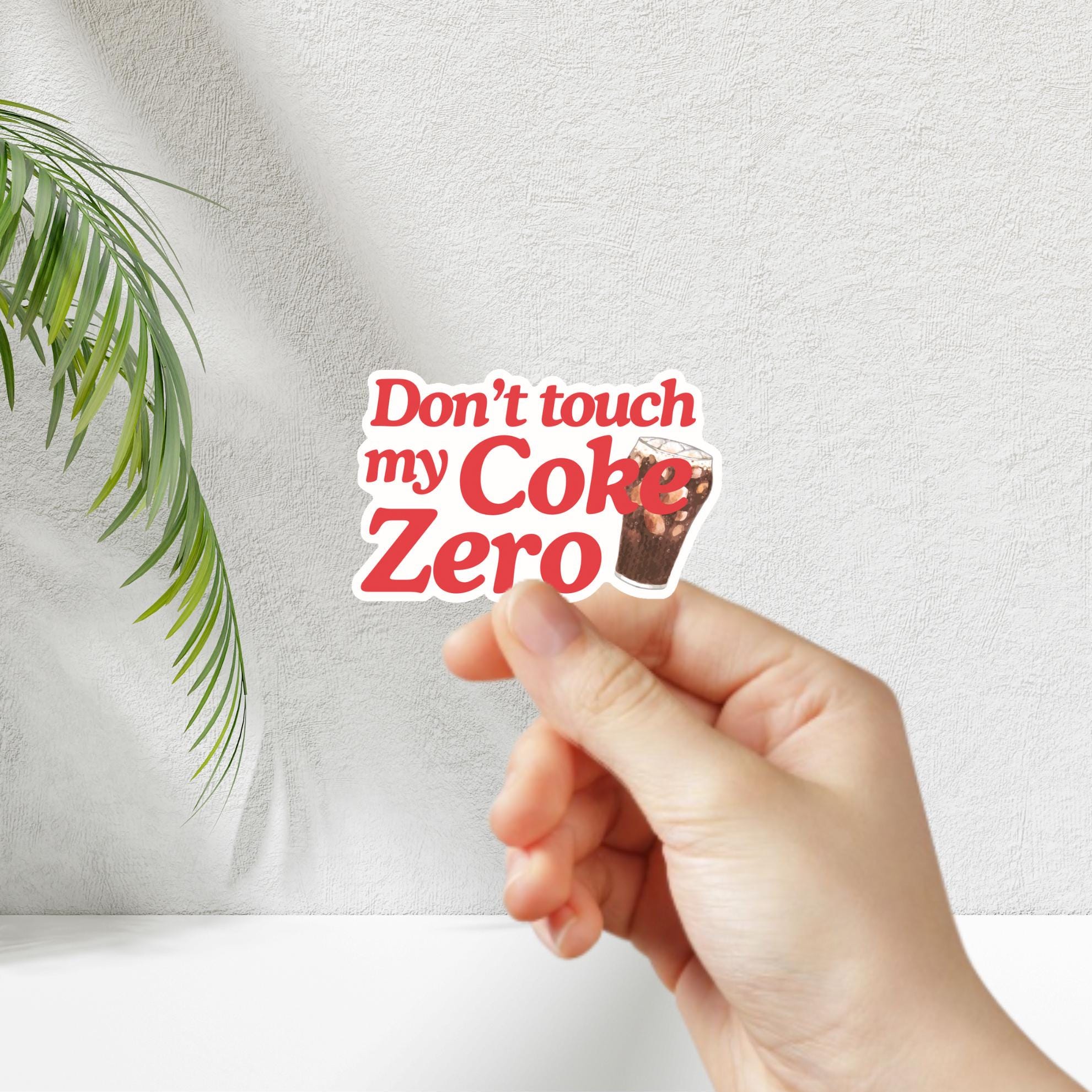 Coke Zero Sticker | Vinyl, Waterproof, Matte, Laptop Sticker, Water ...