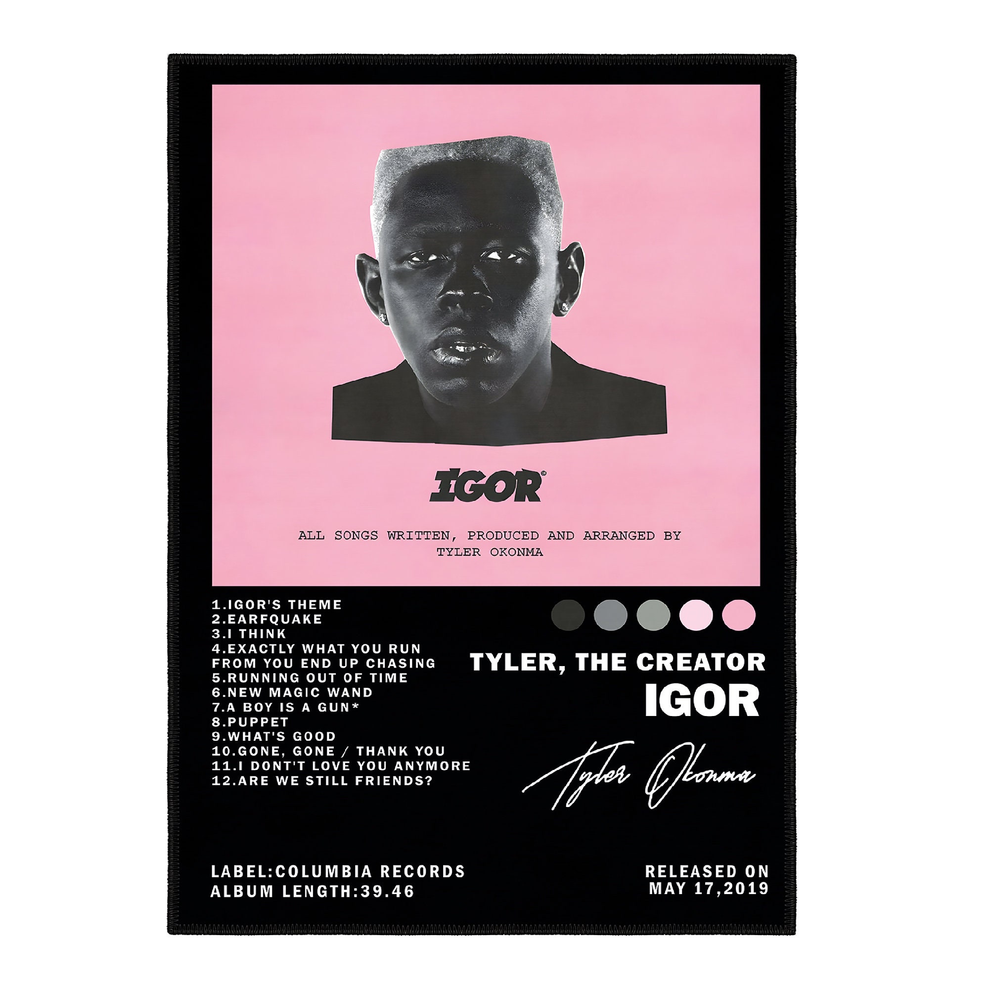 Tyler The Creator Album Cover Rug, Album Cover Rug sold by Max Ivanoff ...