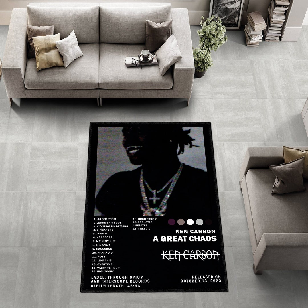 Ken Carson Album Cover Rug, Album Cover Rug, Indoor Rug, Area Rugs ...