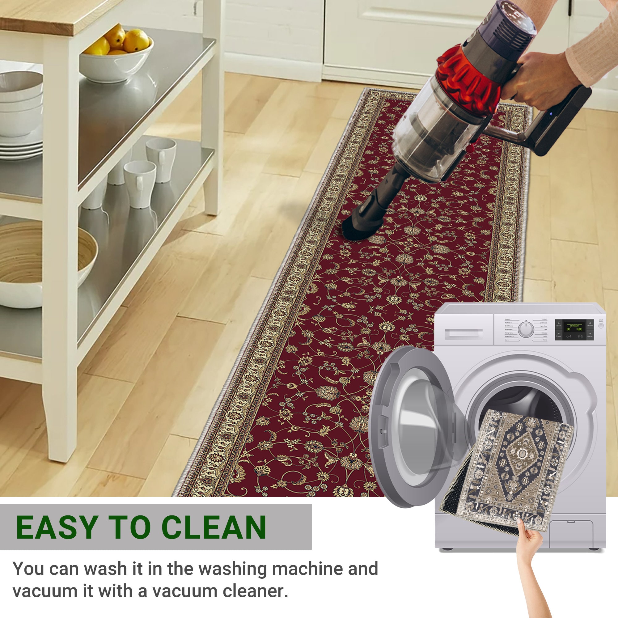 Persian Runner, Traditional Rug, Hallway Rug, Hallway Decor, Home Decor ...