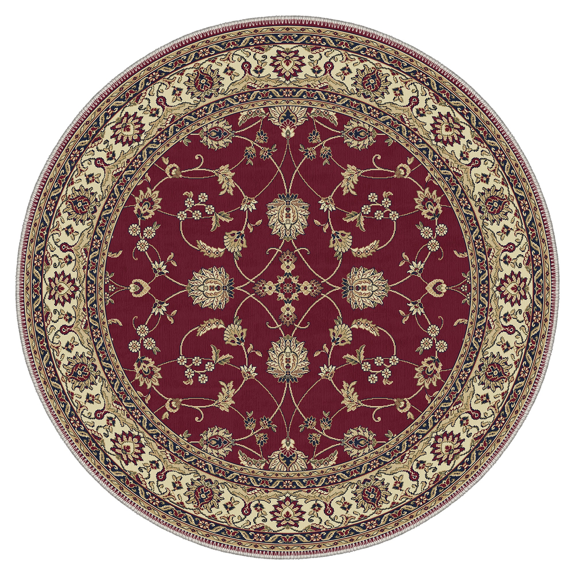 Traditional Round Rugs|persian Round Rug|living Room Rug|round Rug ...
