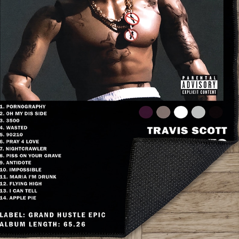 Travis Scott Album Cover Rug, Rodeo Album Cover Rug, Album Cover Rug ...