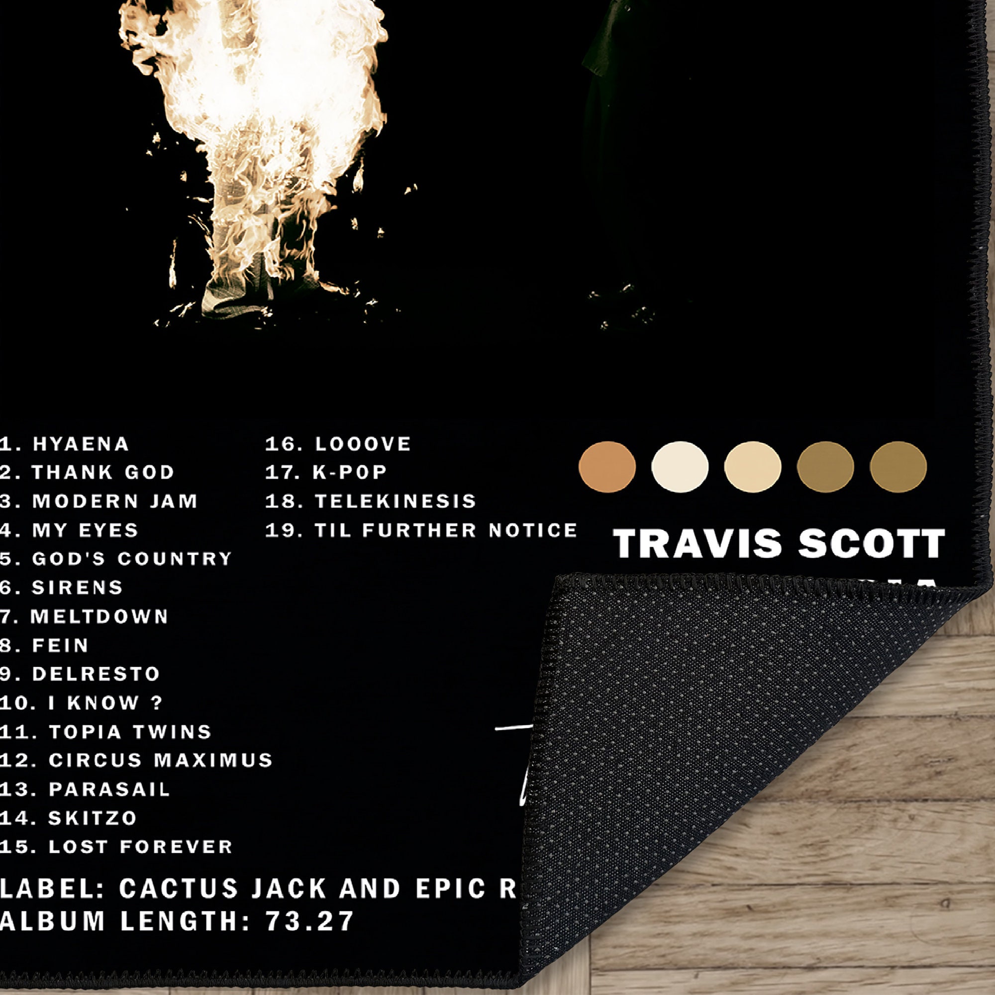 Travis Scott Album Cover Rug,utopia Album Cover Rug,album Cover Rug ...