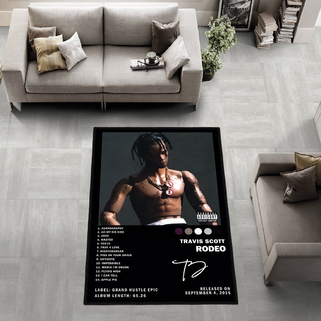 Travis Scott Album Cover Rug, Rodeo Album Cover Rug, Album Cover Rug ...
