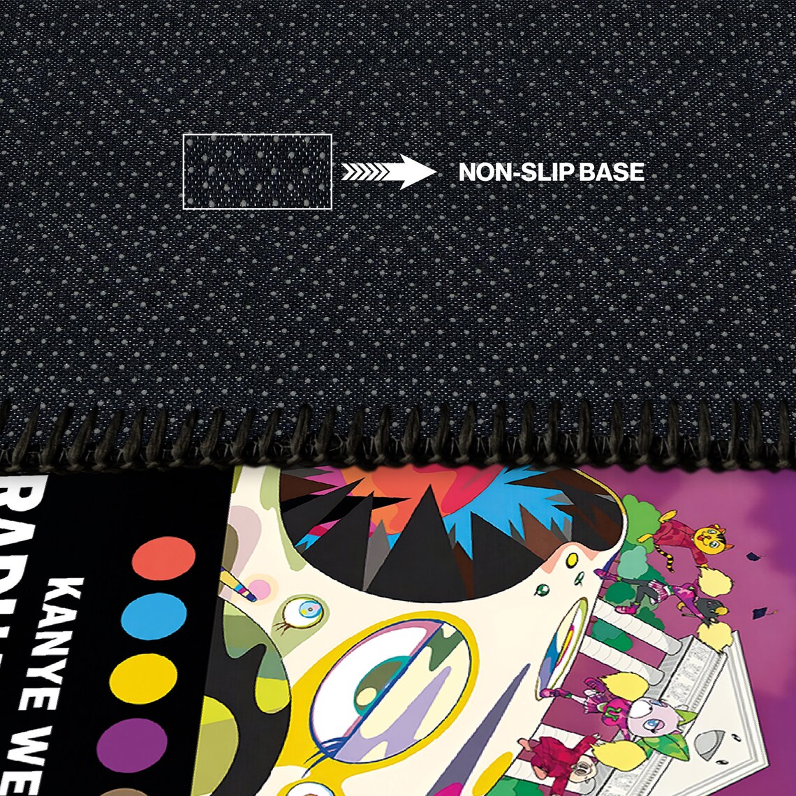 Kanye West Album Cover Rug, Album Cover Rug, Graduation Album Cover Rug ...