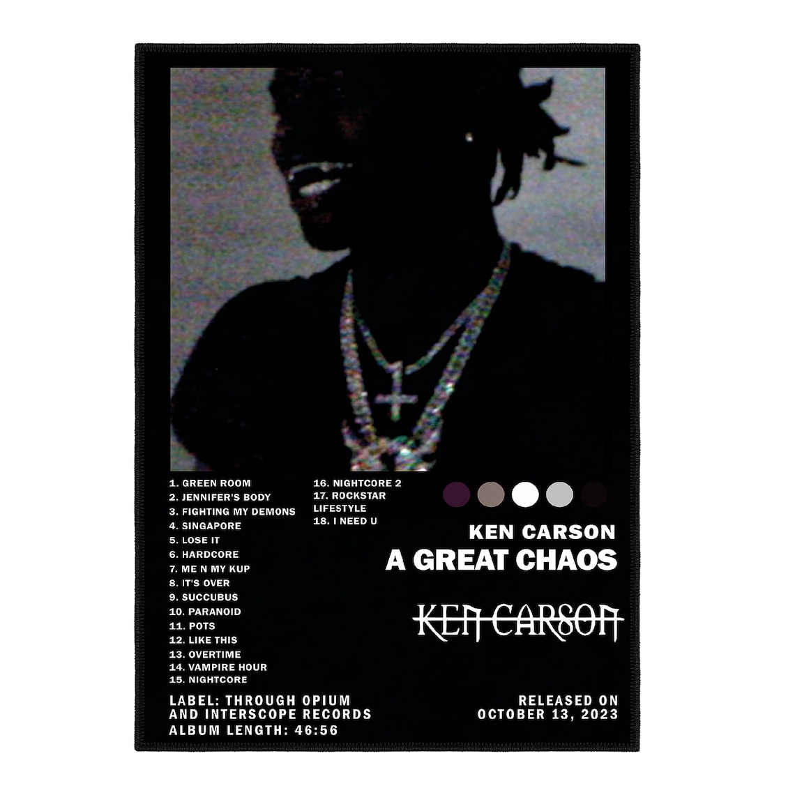 Ken Carson Album Cover Rug, Album Cover Rug, Indoor Rug, Area Rugs ...