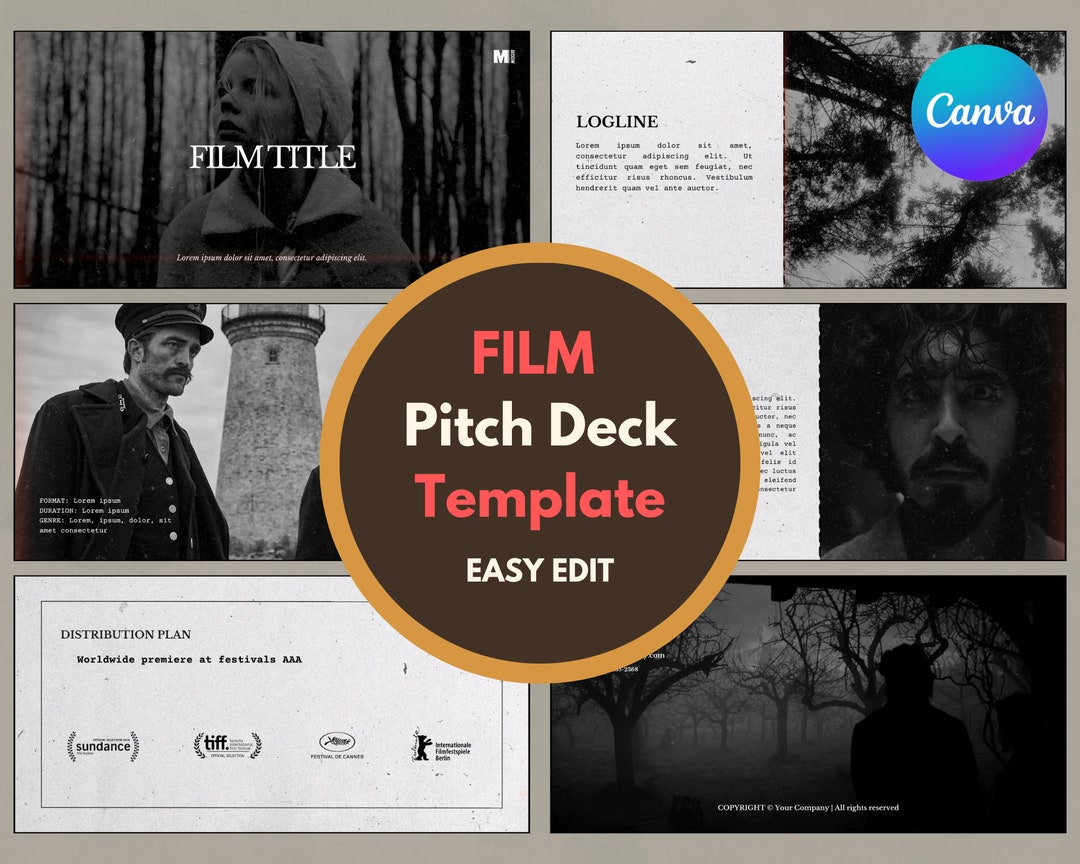 Film Pitch Deck Template Horror Movie Filmmaker Pitck Deck - Etsy