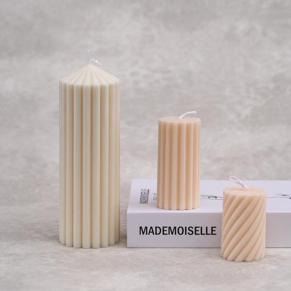 Pillar Candles - Etsy