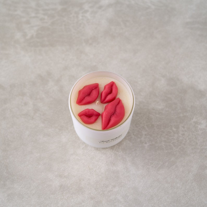 Luxury Scented Lips Candles, Modern Candles, Minimalist, Birthday ...