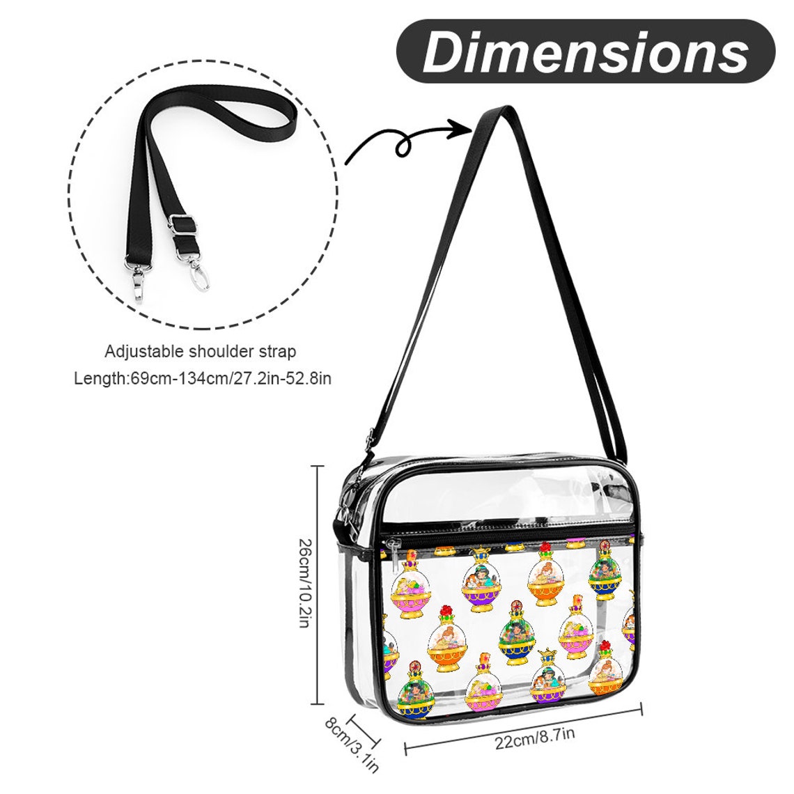 Custom Transparent Bag - Etsy