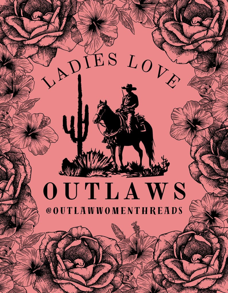 Ladies Love Outlaws - PNG - Digital Download - Etsy