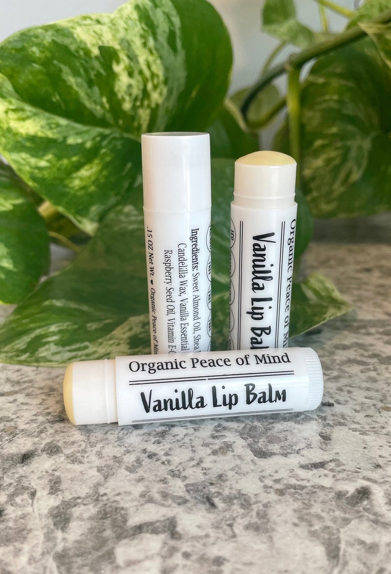 Organic Peace of Mind Vegan Lip Balm Set - Etsy