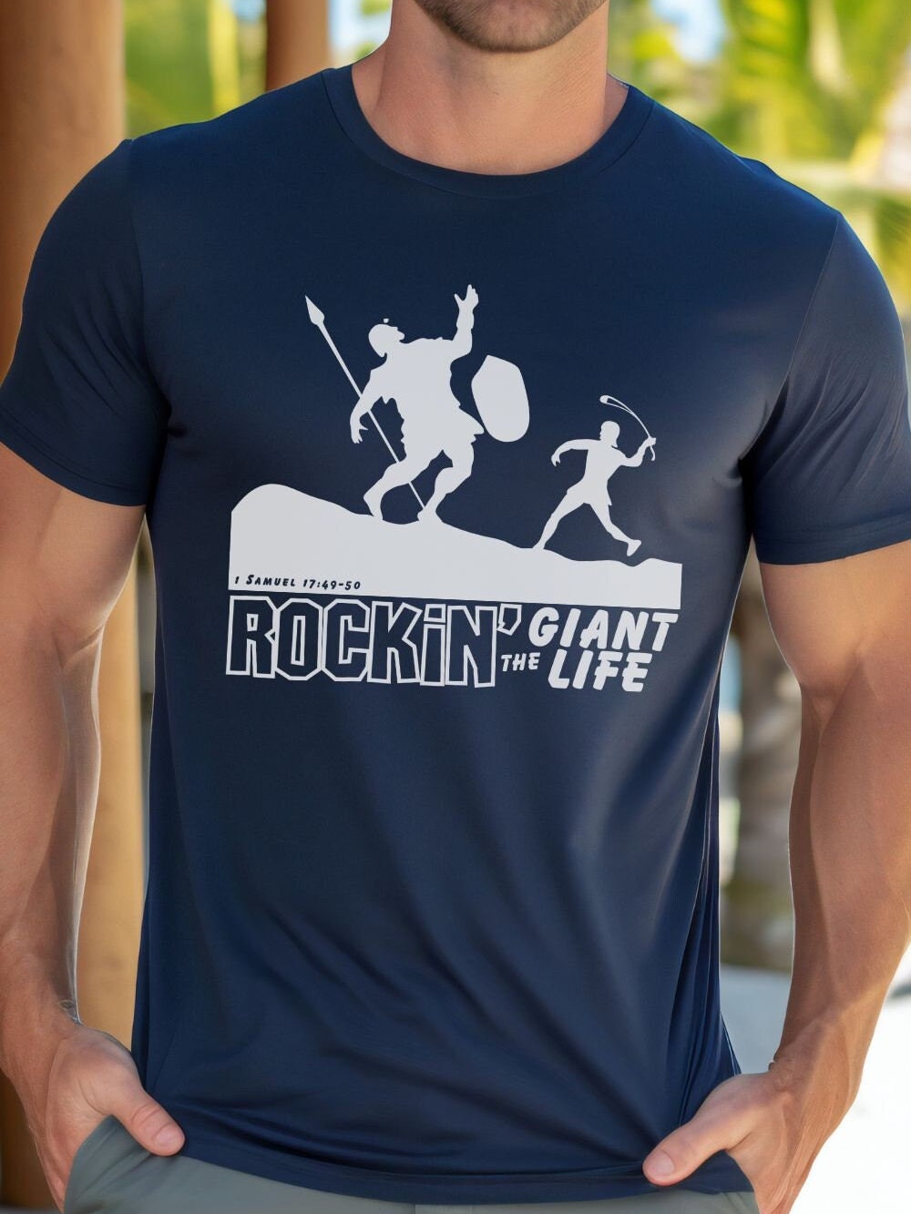 Giant Life Tee, David Vs. Goliath Shirt, Christian Men's Clothing ...