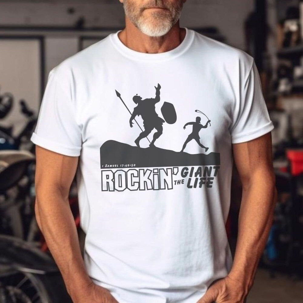 Giant Life Tee, David Vs. Goliath Shirt, Christian Men's Clothing ...