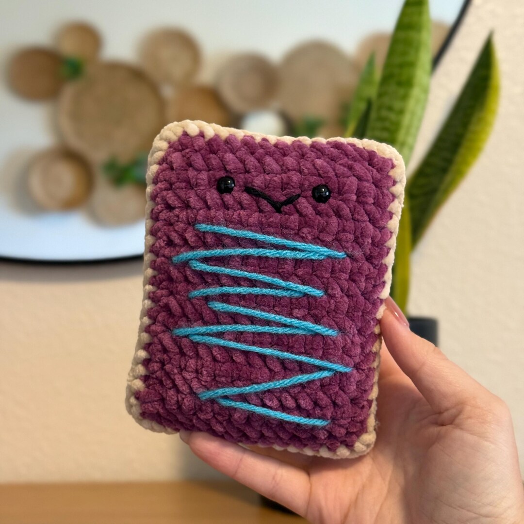 Wild Berry Toaster Pastry Buddy Crochet Plush Stuffed Animal Amigurumi ...