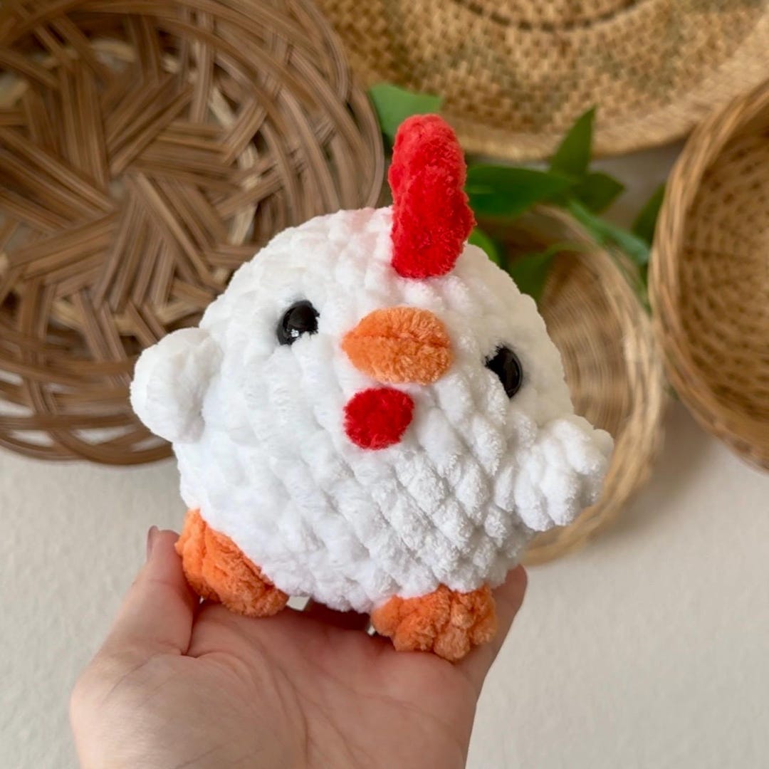 Ronald the Rooster Plush Stuffed Animal Amigurumi Plushy - Etsy