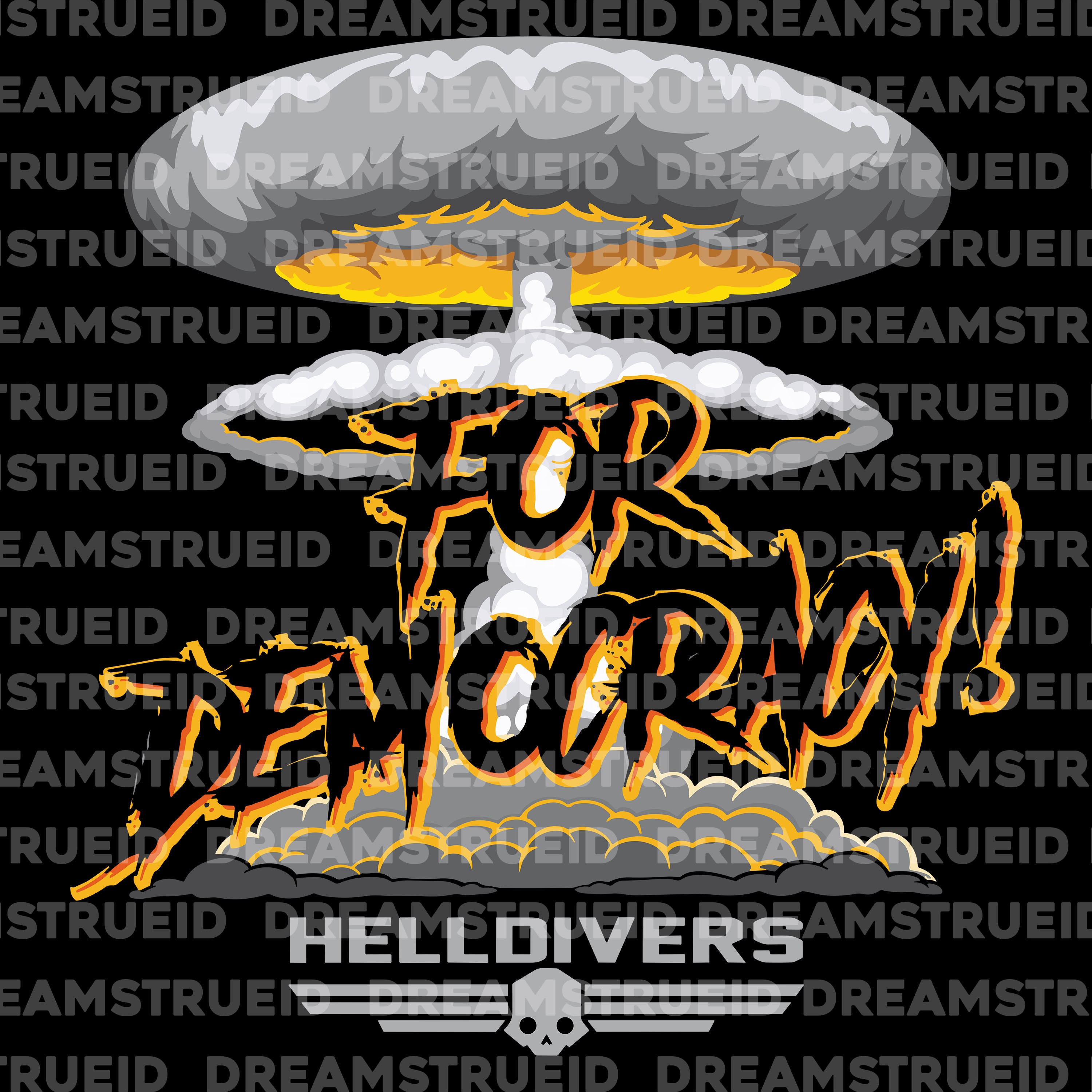 Helldivers for Democracy PNG SVG AI, Instant Download, Digital Download ...
