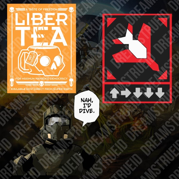 Helldivers 2 Liber Tea Svg - Etsy