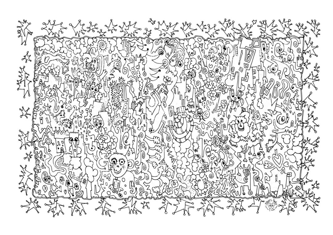 Art is Travel-a4 and A5 Coloring Sheets to Download-coloring Page Pop ...