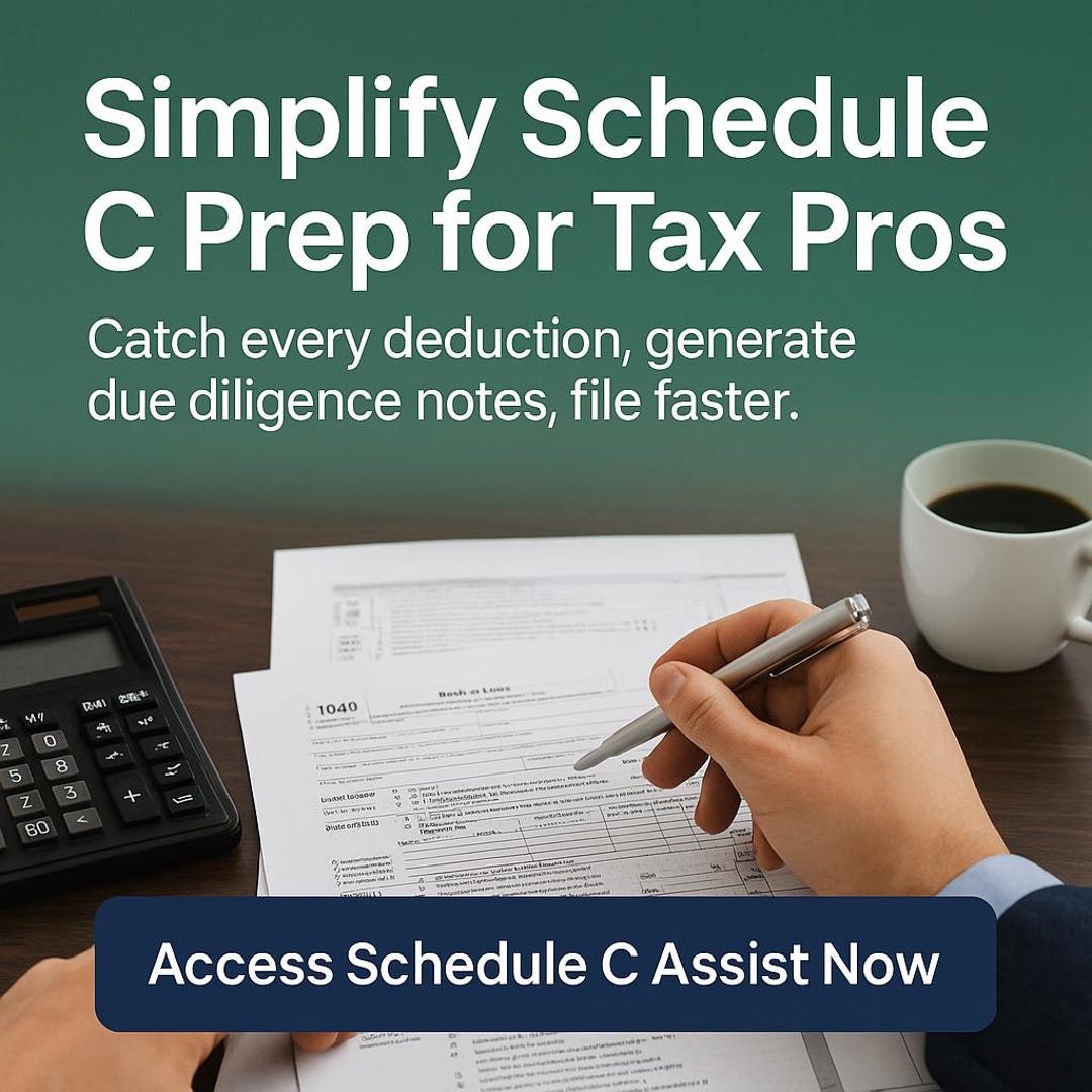 AI Tax Assistant: Self-employed Schedule C Prep | GPT Tool - Etsy