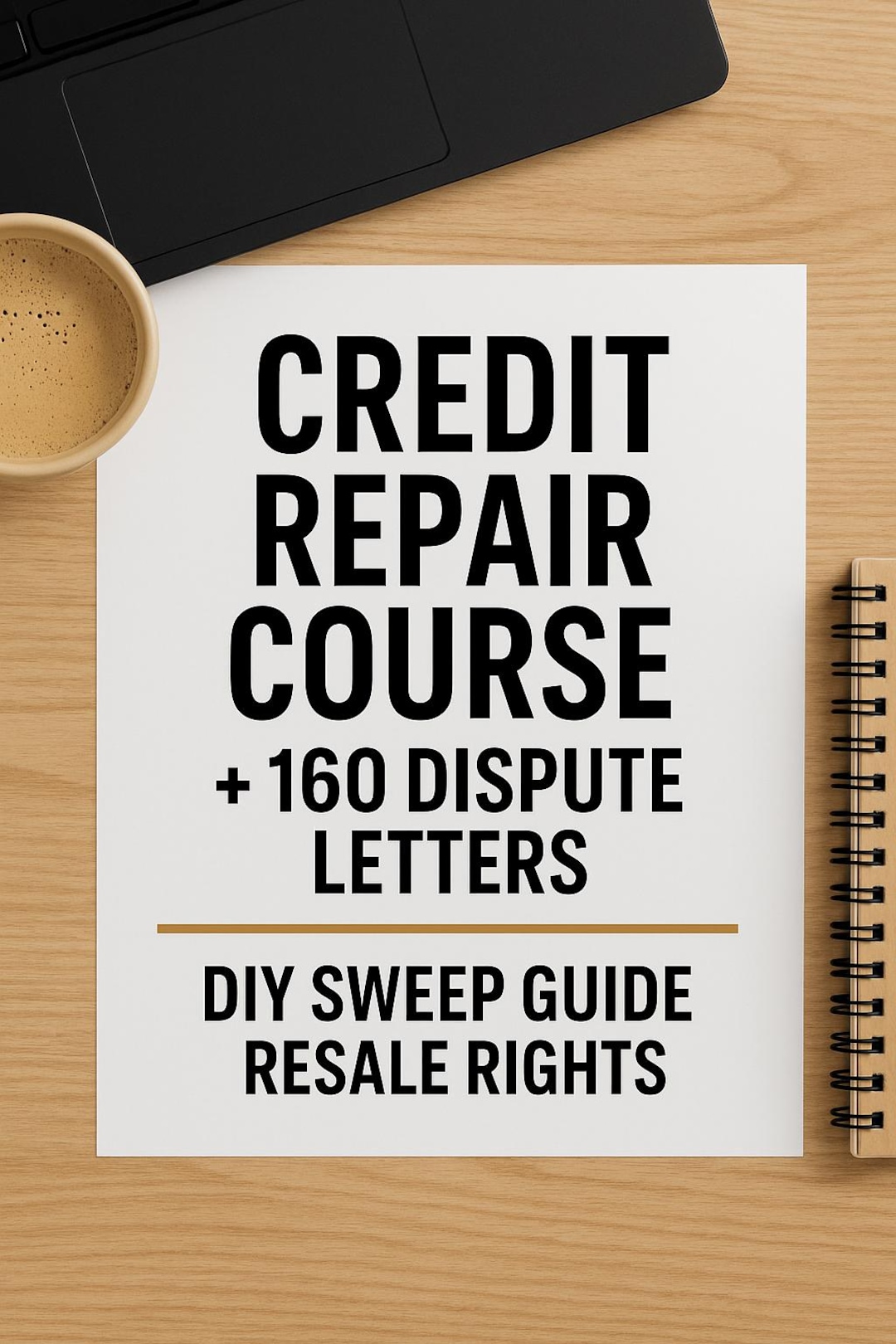Credit Repair Course + Templates | Resale Rights - Etsy