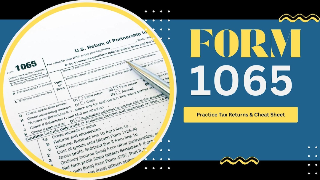 Form 1065 Practice Tax Scenarios: Partnership Returns (digital Download ...