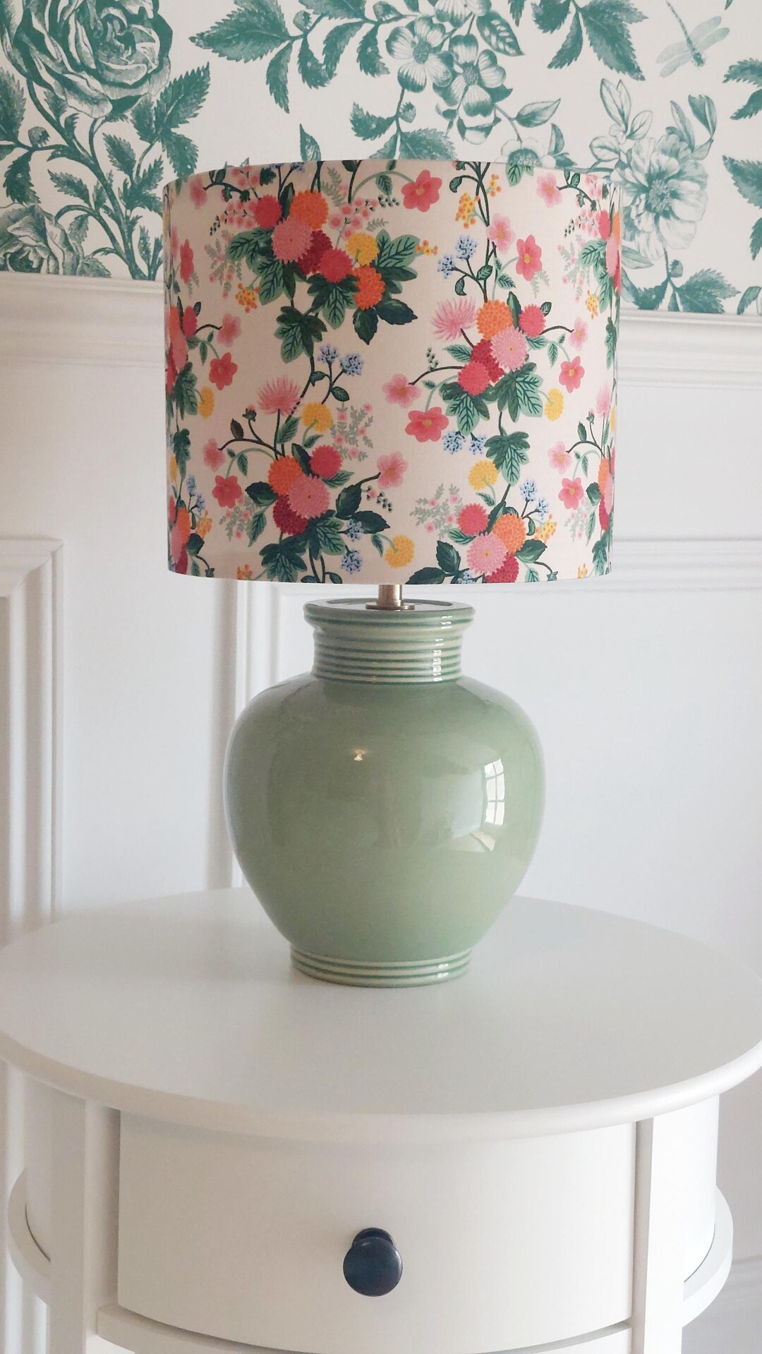 Rifle Paper Fabric Drum Lampshade – Handmade - Etsy
