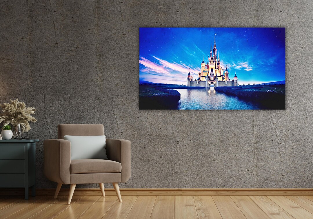 Castle Canvas,disney Poster, Disney Wall Art, Cinderella Castle Ready ...