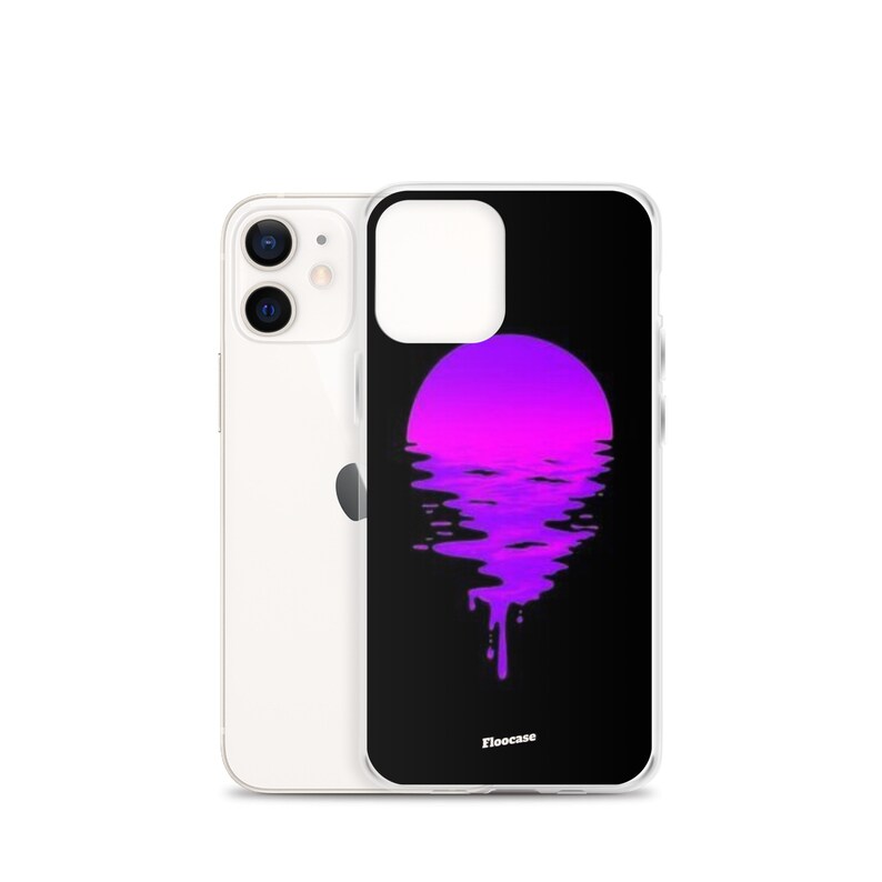 Futuristic Retro Aesthetic Sunset Universal Phone Cover Compatible With ...