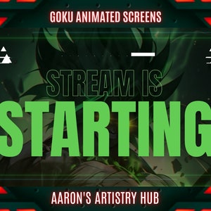 4 Animated Stream Screens and 30 Twitch Panels With an Anime Theme ...