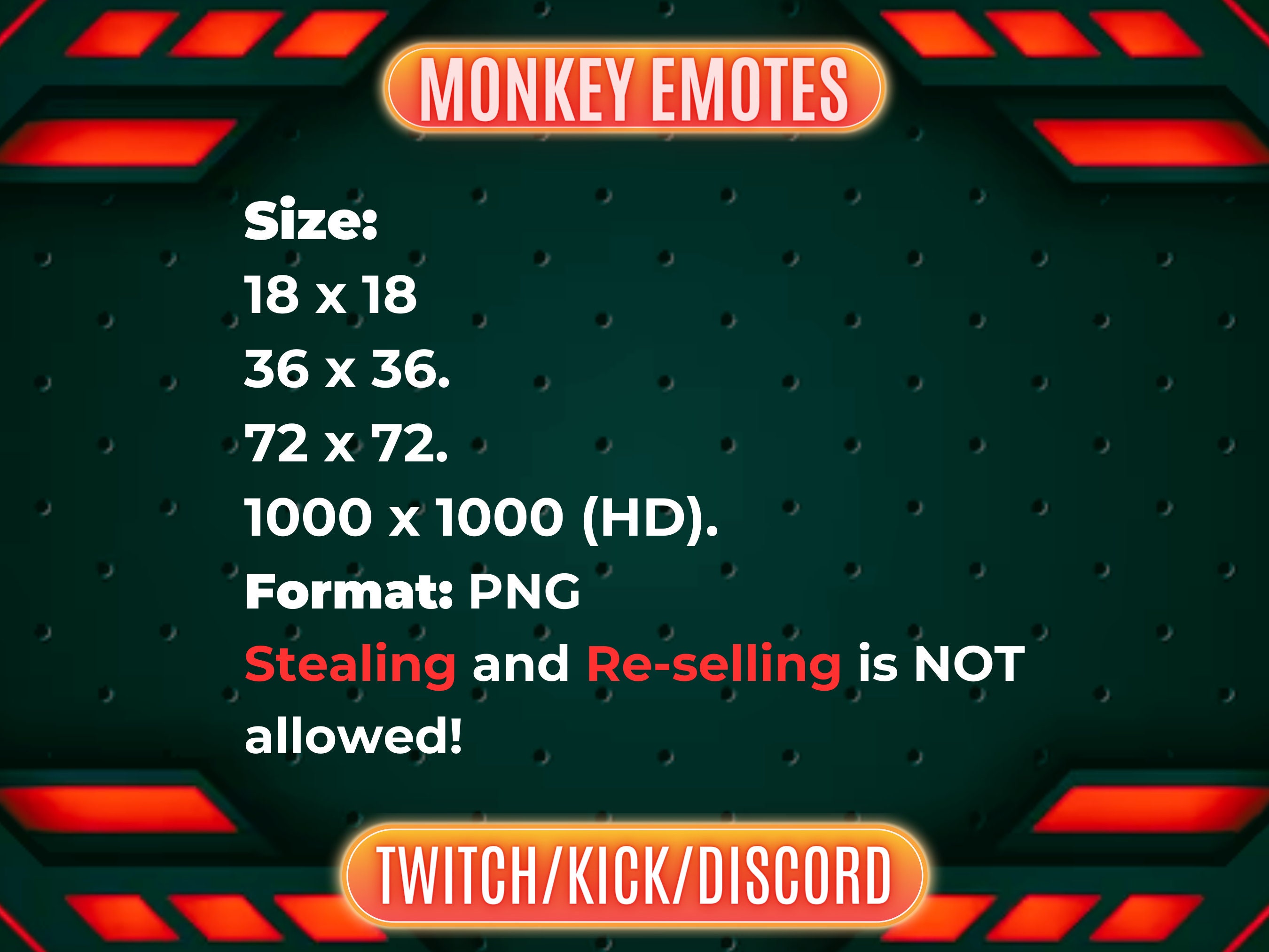 Cute Chibi Monkey Twitch Discord Emotes / Kawai Animal Emoji ...