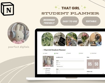 That Girl Student Planner Instant Download I Over 70 Pages - Etsy