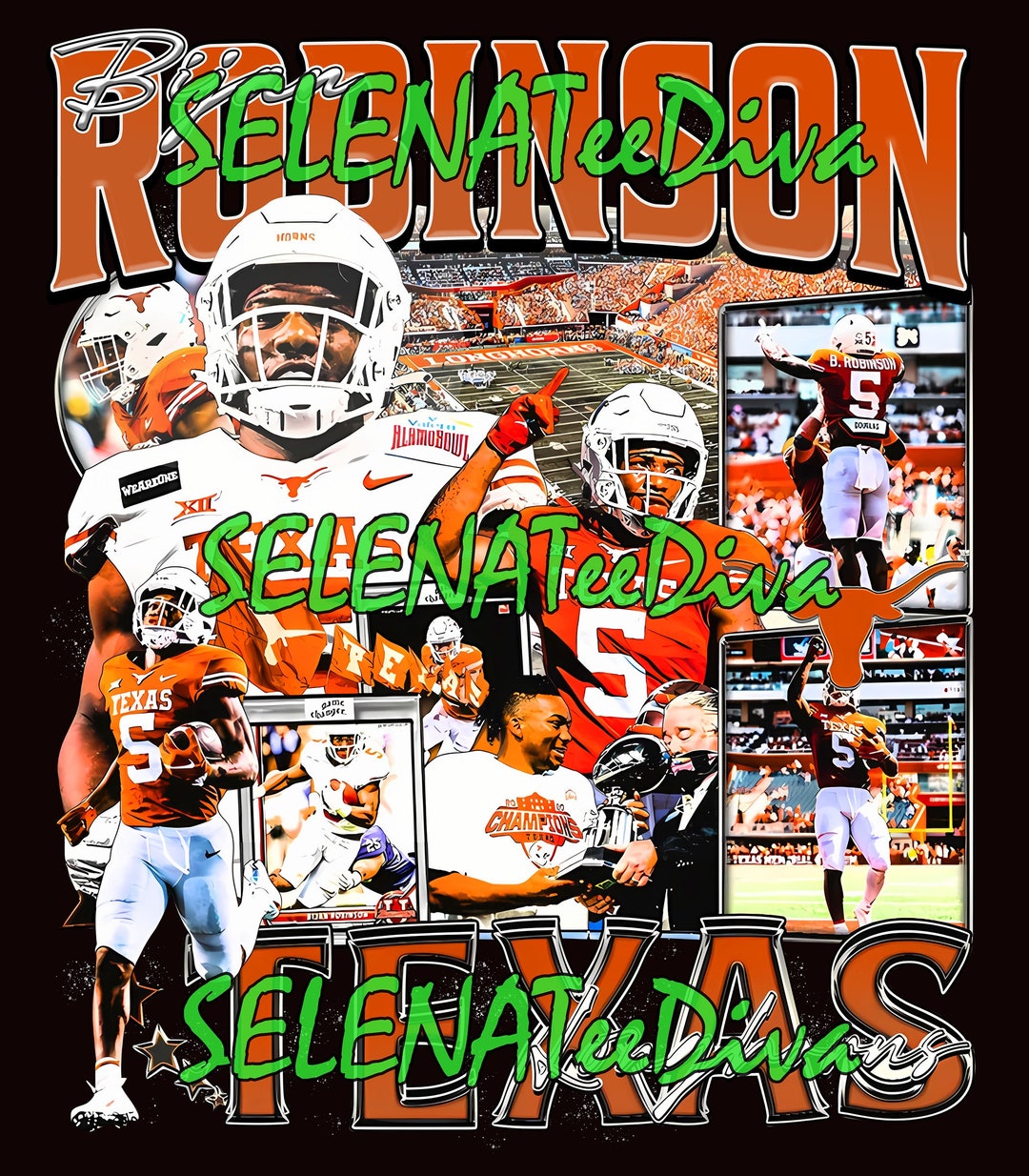 Bijan Robinson PNG Cutting File Design PNG Digital Instant Download ...