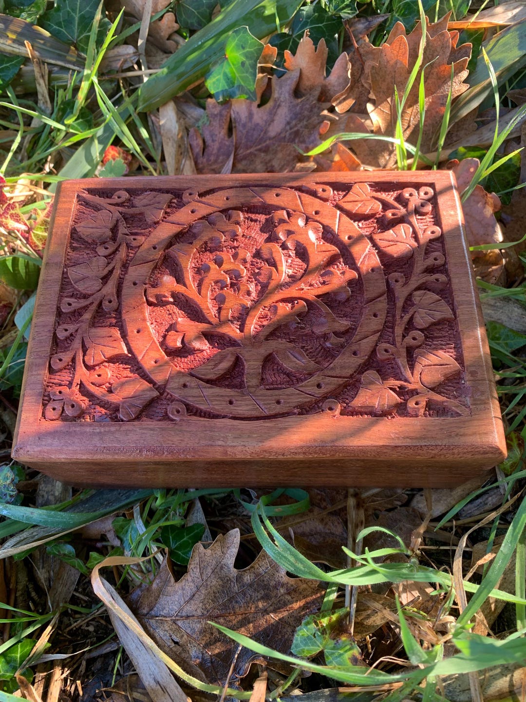 Box, Wooden Jewelry Box Tree of Life - Etsy