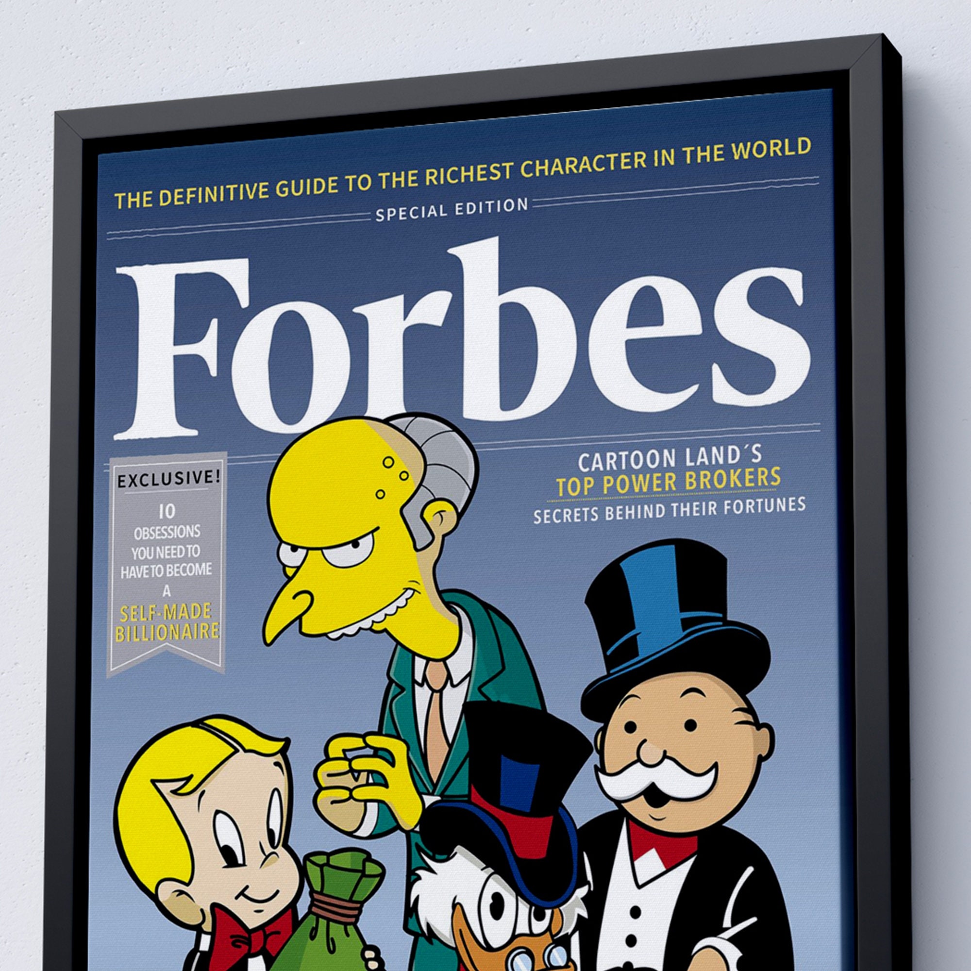Mr. Monopoly Alec Style Forbes Magazine Scrooge Mcduck C.M. - Etsy