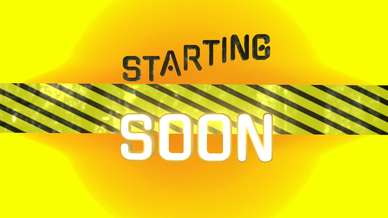 ANIMATED Scene for STREAMING 3d Yellow Twitch Stream Overlay Loop You ...