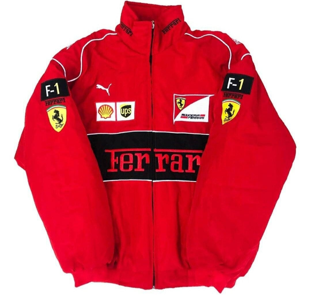 Vintage Jacket Racing F1 Style Formula 1 Ferrari Team YK2 - Etsy