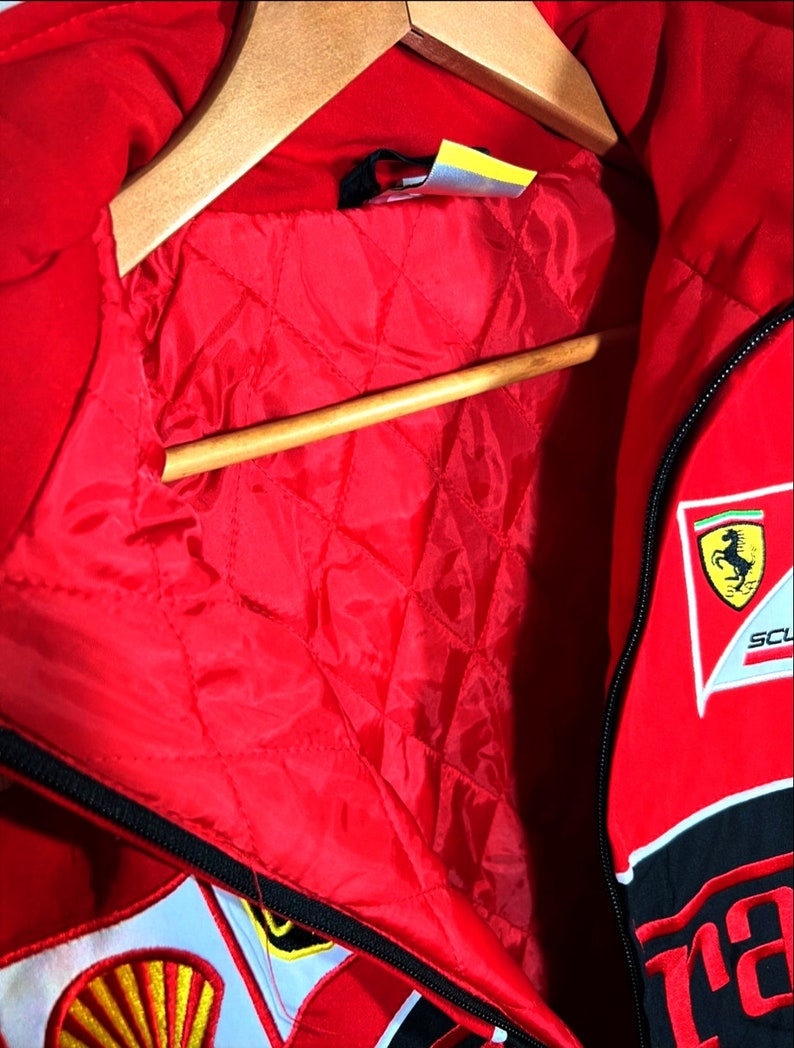 Vintage Jacket Racing F1 Style Formula 1 Ferrari Team YK2 - Etsy