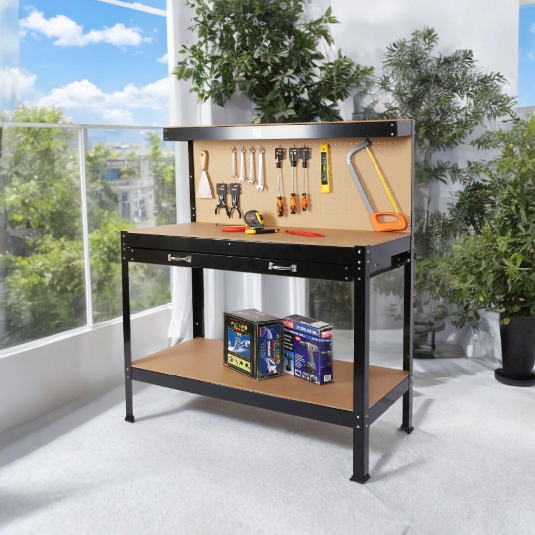 Multi-function Workbench Tool Organizer, Steel Tool Storage Workbench ...