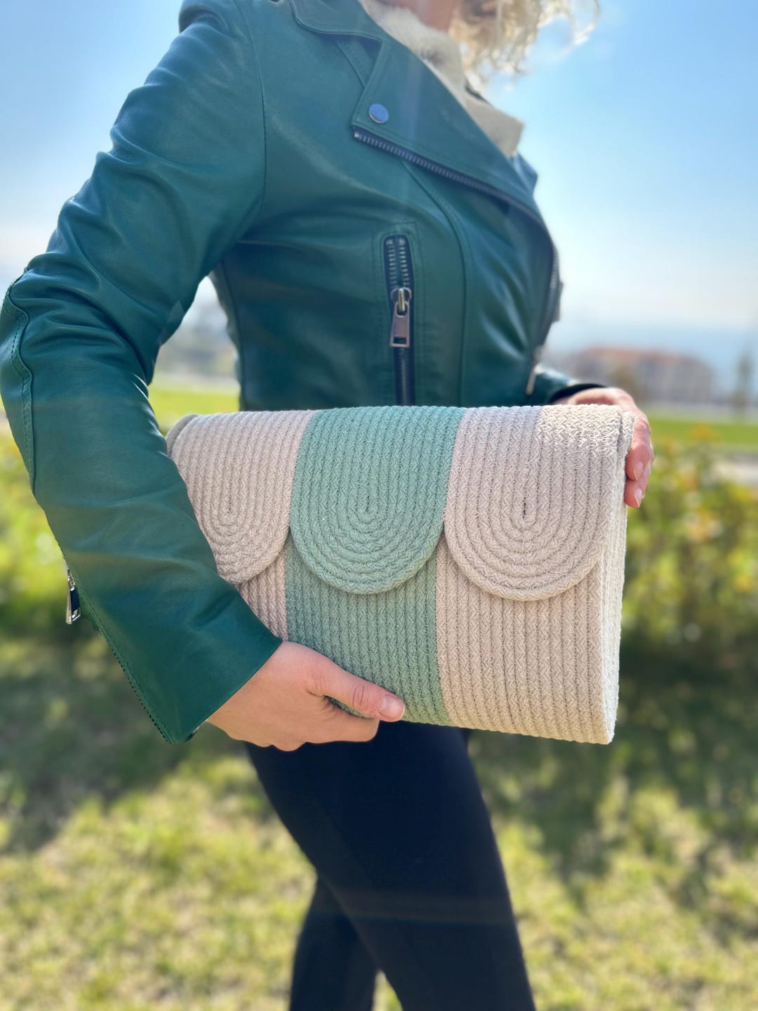 Cotton Rope Bag, Summer Bag, Beach Bag, Cord Bag, Rope Bag, Bag for ...