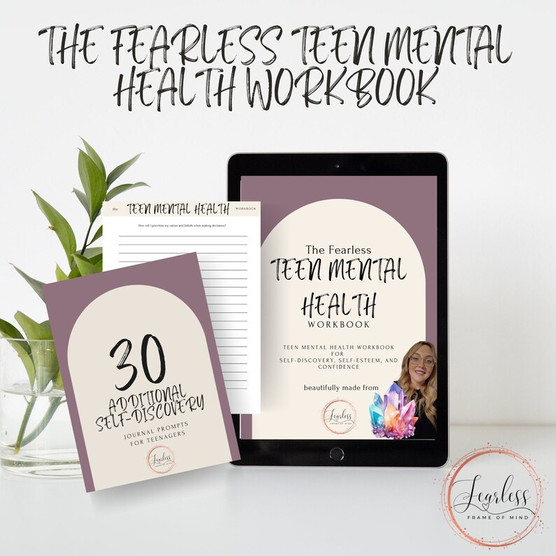 The Fearless Teens Mental Health Workbook - Etsy