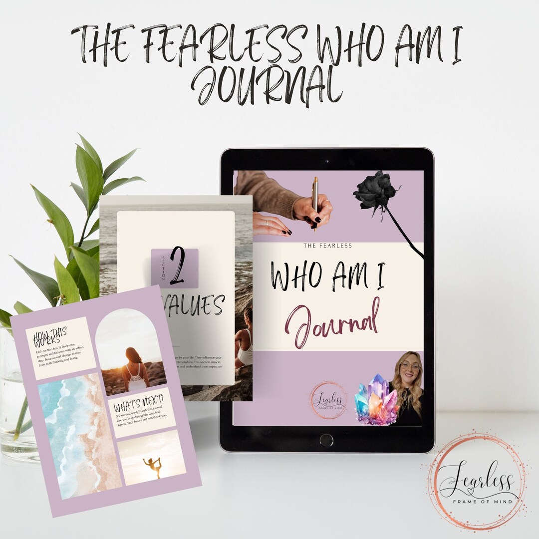 The Fearless Who Am I Journal - Etsy