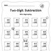 Two Digit Subtraction With Regrouping Within 100 Worksheets - Etsy