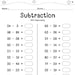 Subtraction With Regrouping (within 100) for 1st Grade-2nd Grade Math ...