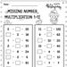 Thanksgiving Missing Number Multiplication Practice | Facts 1–12 | 3rd ...